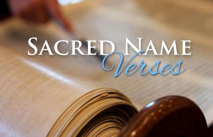 Scriptures About Using the Name Yahweh - Yahweh's Restoration Ministry